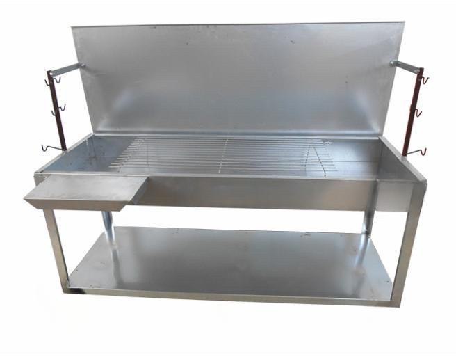 Ψησταριά Αρνιού 150x48cm με καπάκι & Ραφι | Kottakis